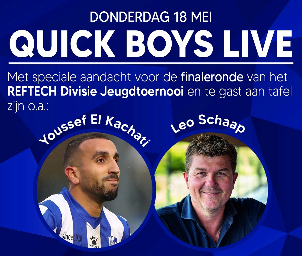 Terugkijken: Quick Boys Live! - K.v.v. Quick Boys