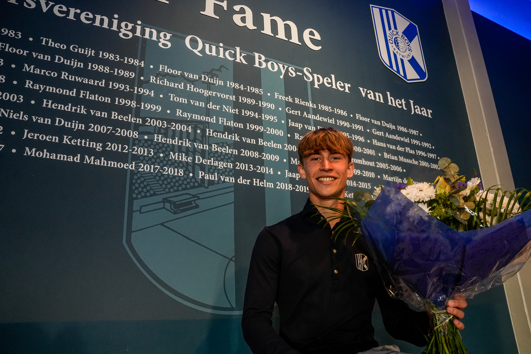 Sem van Duijn gekroond tot Speler van het Jaar - K.v.v. Quick Boys
