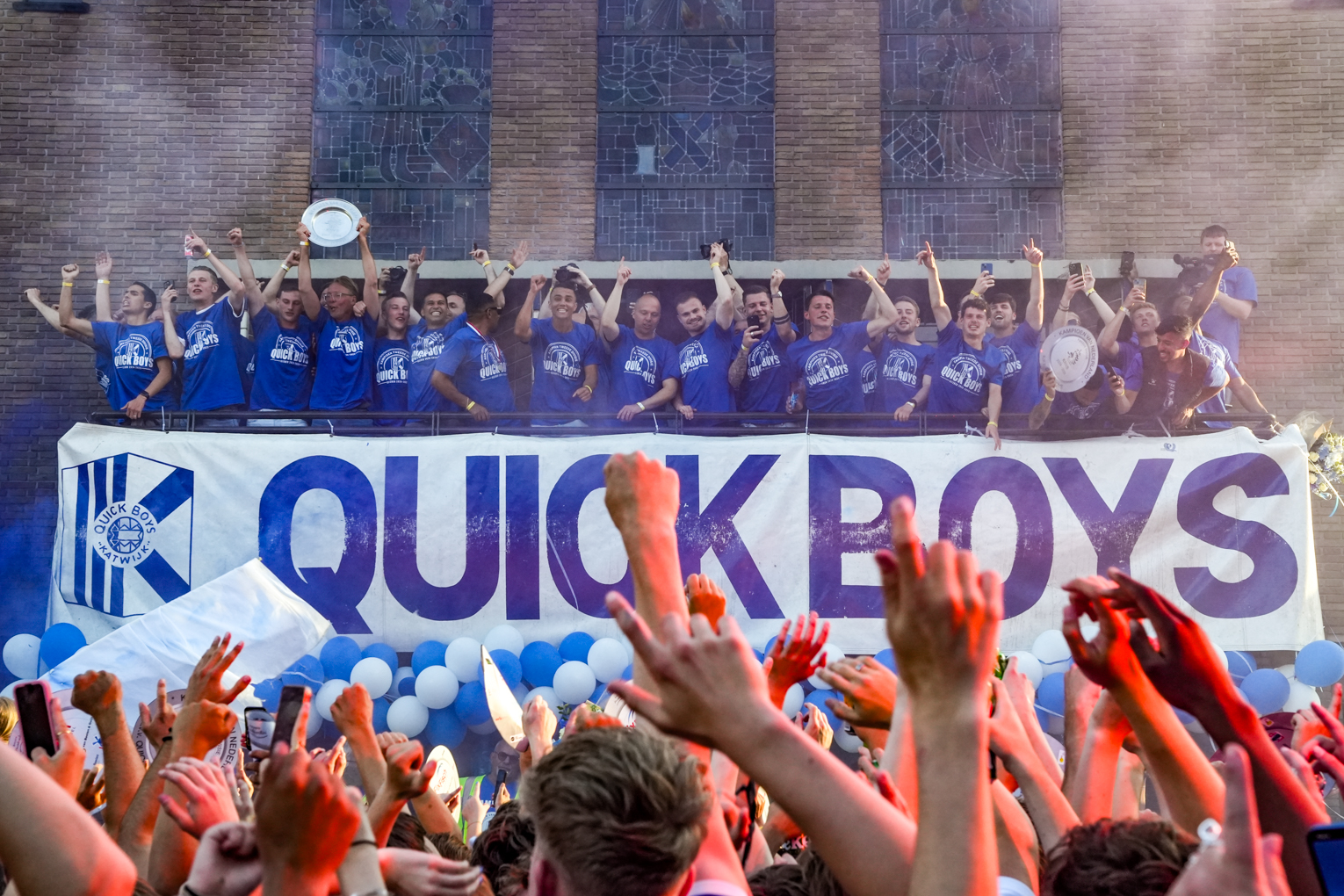 Fotoverslag: Huldiging Kampioenschap Quick Boys - K.v.v. Quick Boys